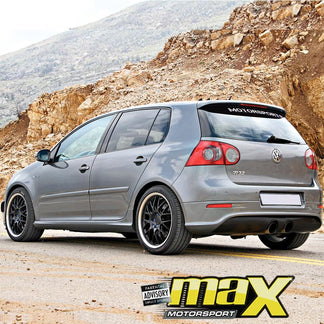 Suitable To Fit - VW Golf 5 R32 Style Rear Bumper Diffuser With Heatsh ...