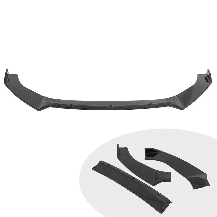 VW Golf 7 GTI Gloss Black Plastic Front Spoiler – Max Motorsport