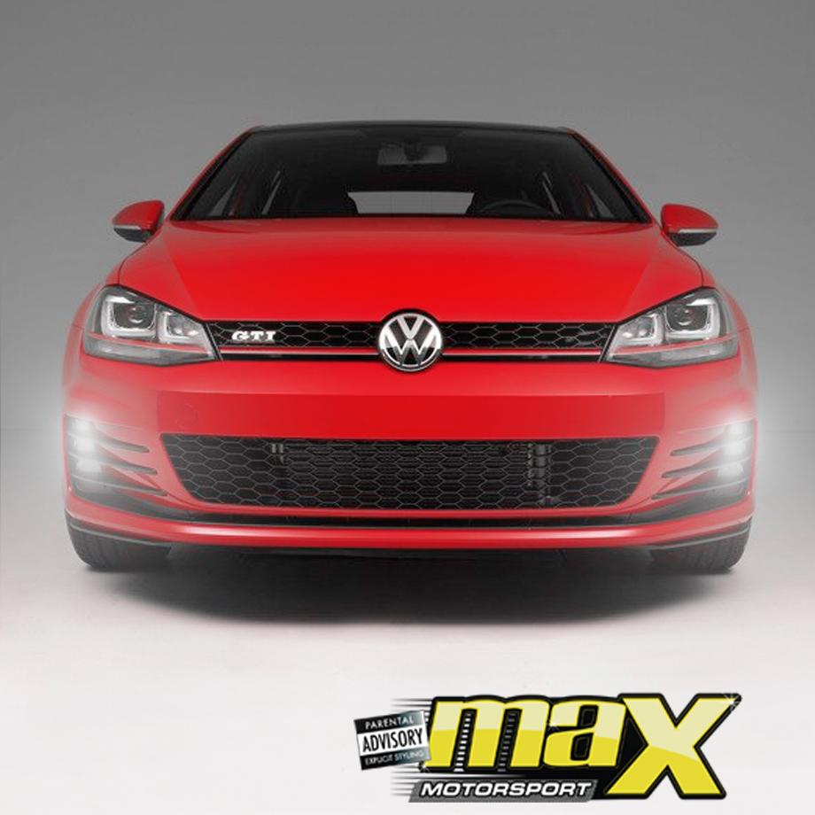 Suitable To Fit - VW Golf 7 GTI Plastic Front Bumper With Fogs – Max ...