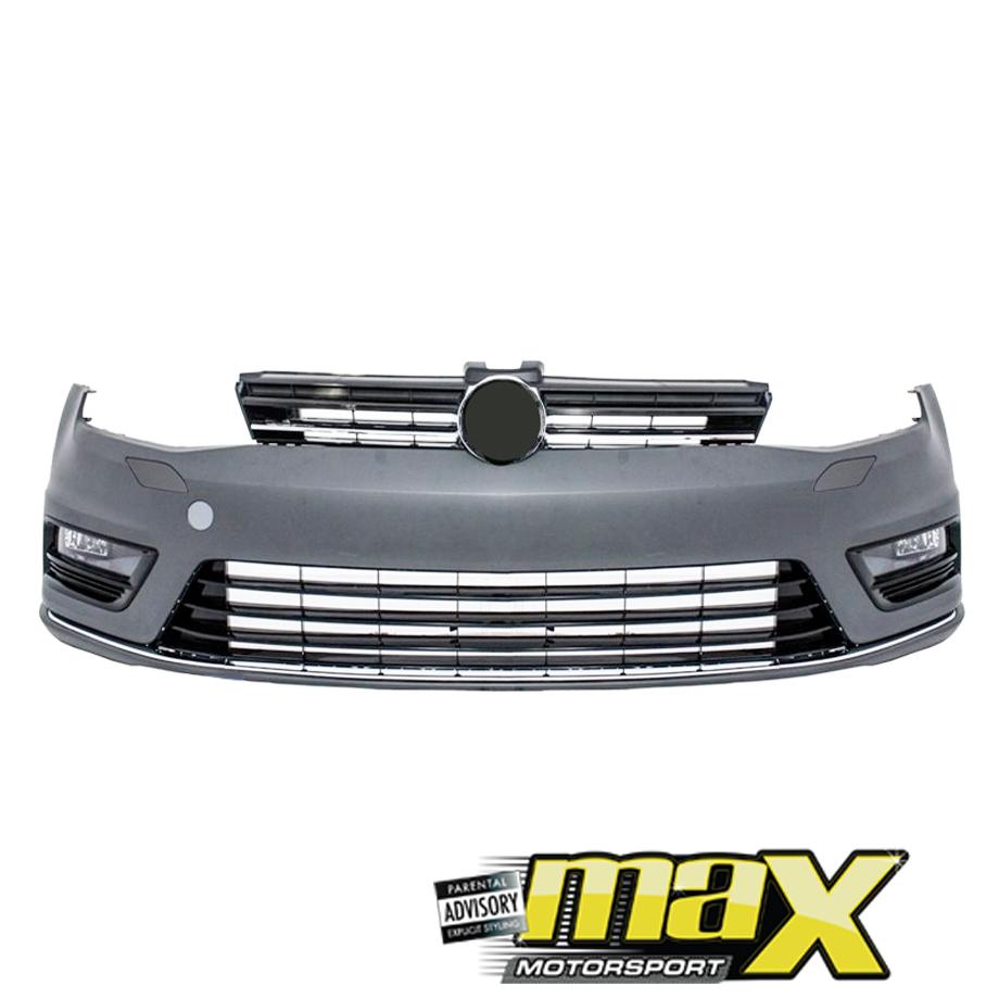VW Golf 7 R-Line Plastic Front Bumper Upgrade With Fogs (13-17) – Max ...