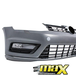 VW Golf 7 R-Line Plastic Front Bumper Upgrade With Fogs (13-17) – Max ...