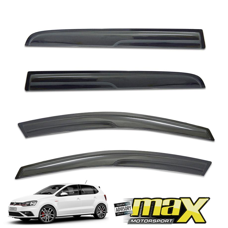 Suitable To Fit - VW Polo 6 / Vivo (2010-On) Black Windshield (4-Piece ...