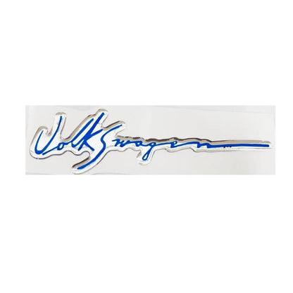 Volkswagen Signature Bubble Sticker (Blue) – Max Motorsport