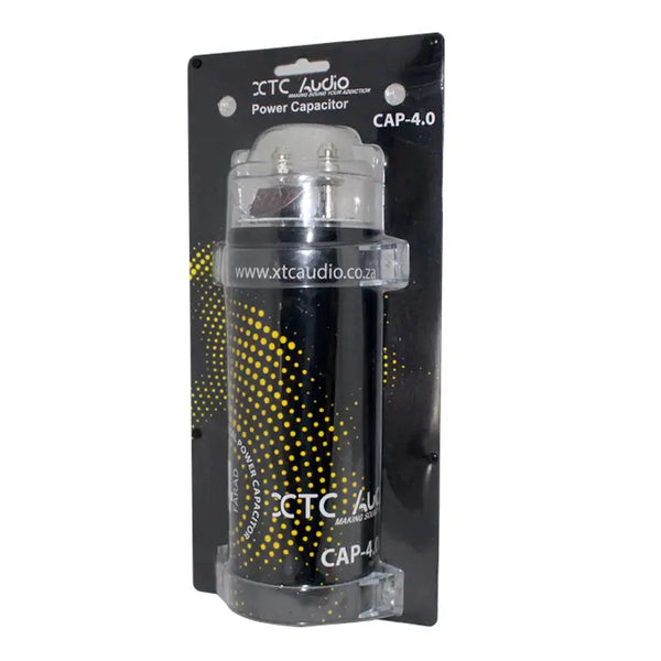 XTC Audio 4-Farad Power Capacitor – Max Motorsport