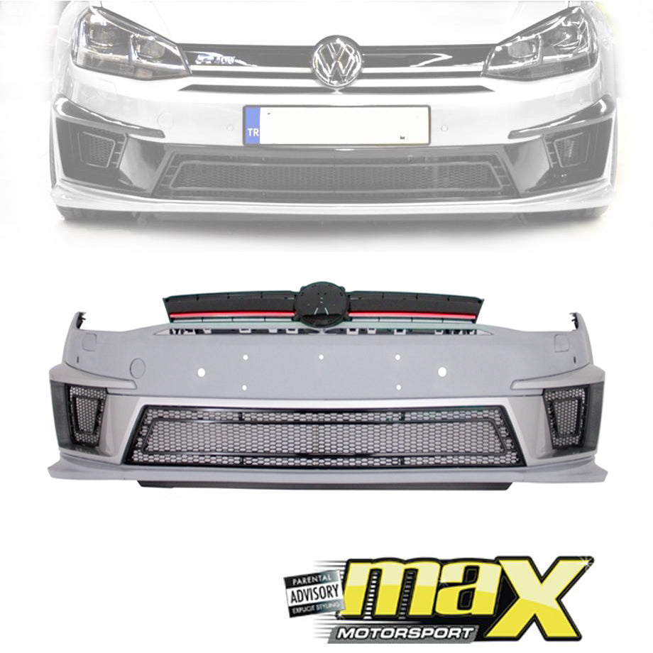 Suitable To Fit - VW Golf 7 R400 Style Plastic Front Bumper Upgrade ...