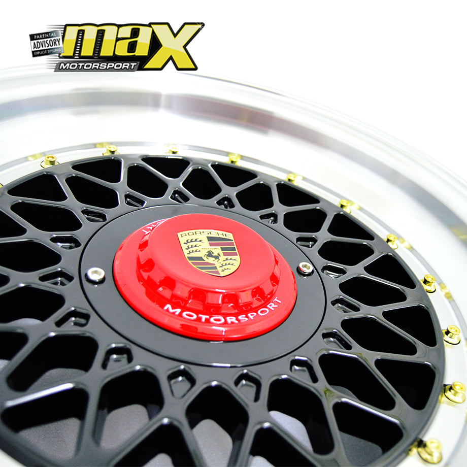 15 Inch Mag Wheel - MX355 Porsche Mesh Replica Wheel (4x100/114.3 PCD ...