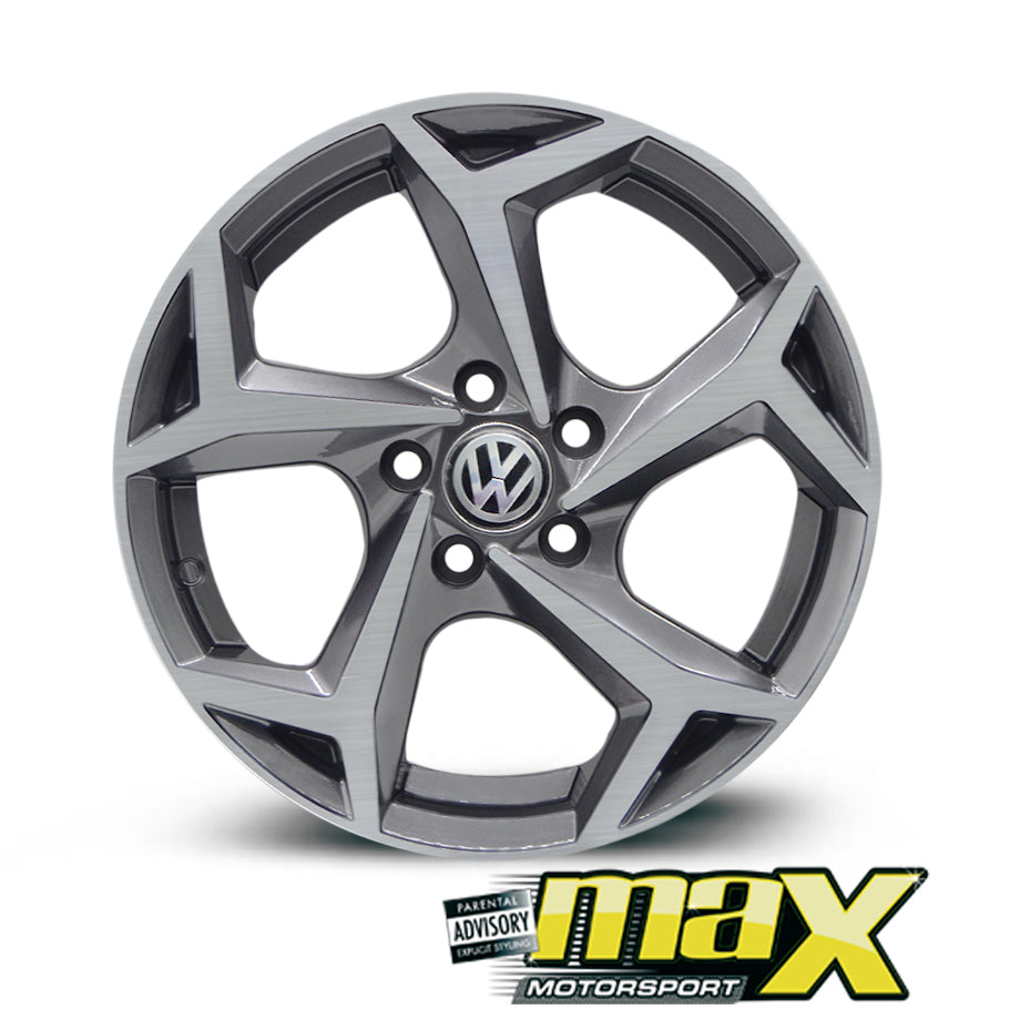15 Inch Mag Wheel - Polo R-Line Style - MX5350 (5x100 PCD) – Max Motorsport